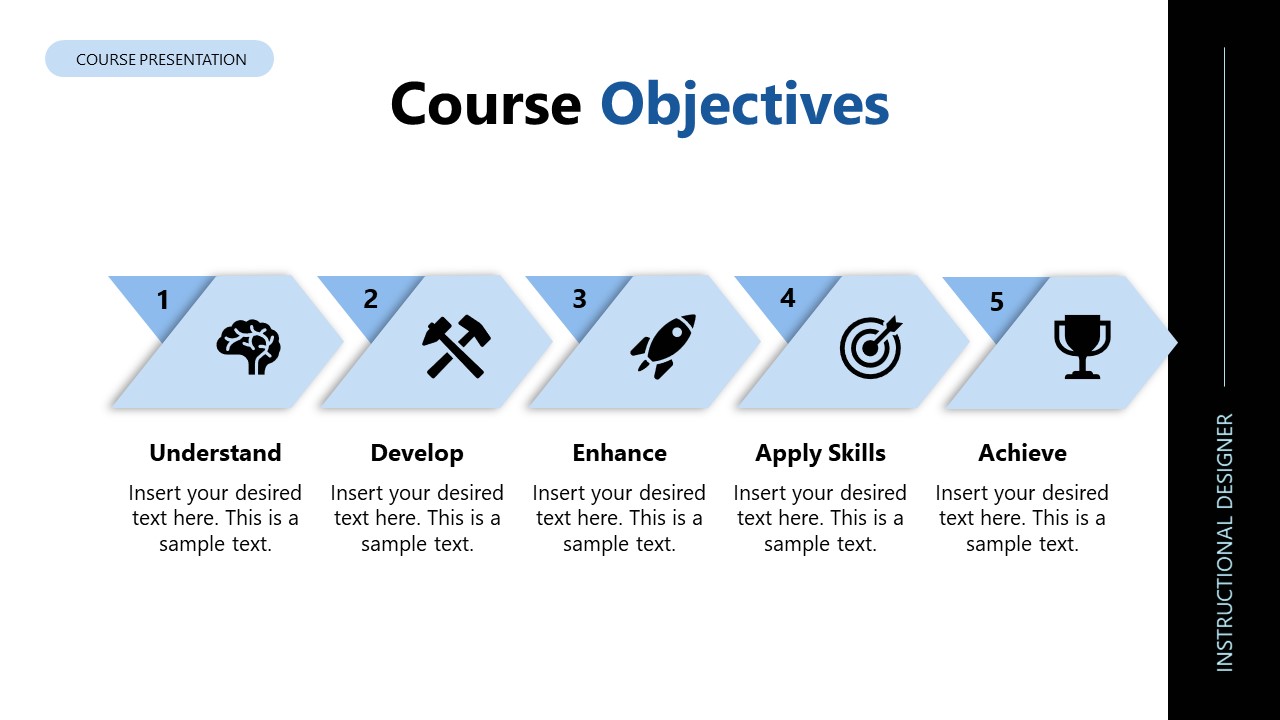 Course Outline PowerPoint Template & Presentation Slides