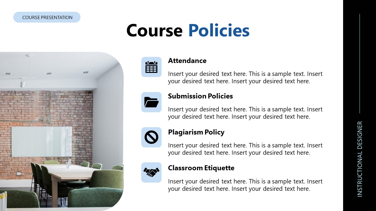 Course Outline PowerPoint Template & Presentation Slides