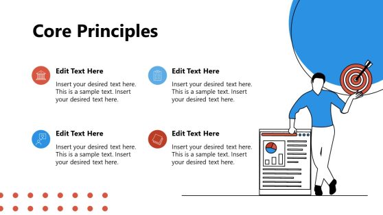 Core Principles Presentation Slide - Microlearning PPT Template - SlideModel