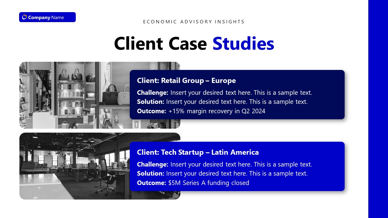 Economic Advisory PowerPoint Template