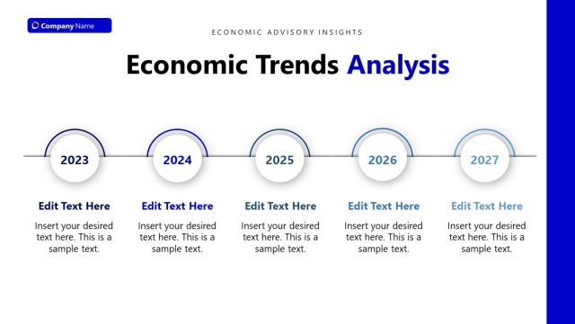Economic Trends Analysis Timeline Slide - SlideModel