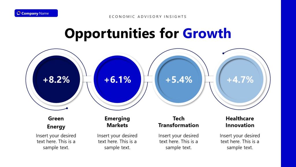 Opportunities for Growth - Economic Advisory Template - SlideModel