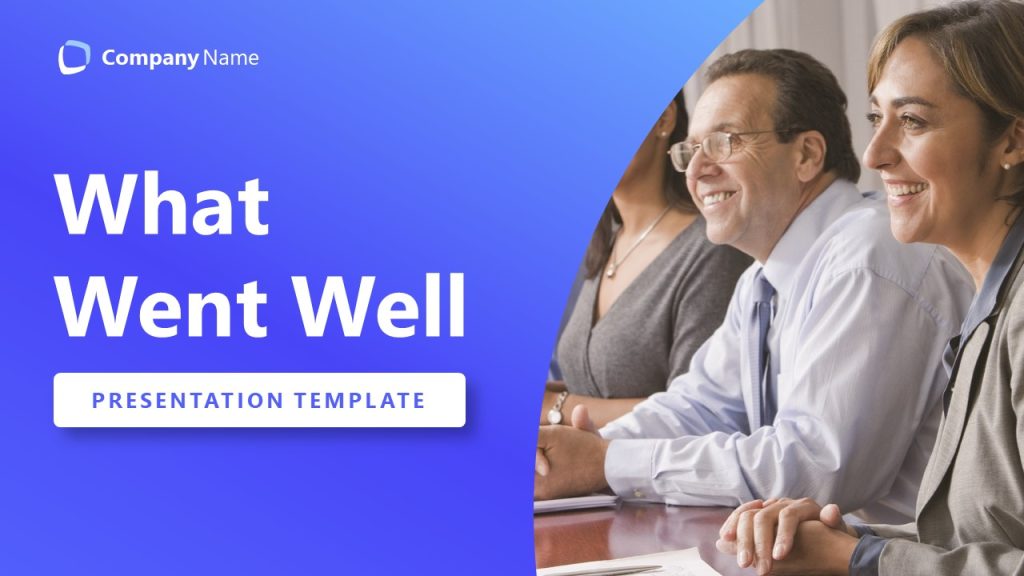 What Went Well Template - Cover Slide - SlideModel