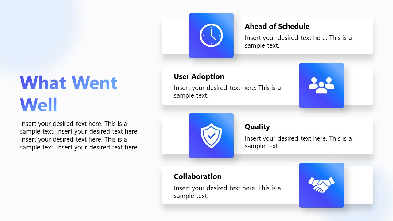 What Went Well PowerPoint Template