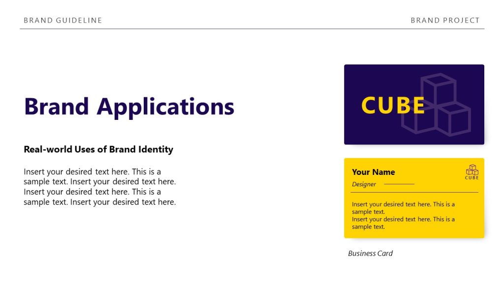 Brand Applications Slide PPT Template - SlideModel