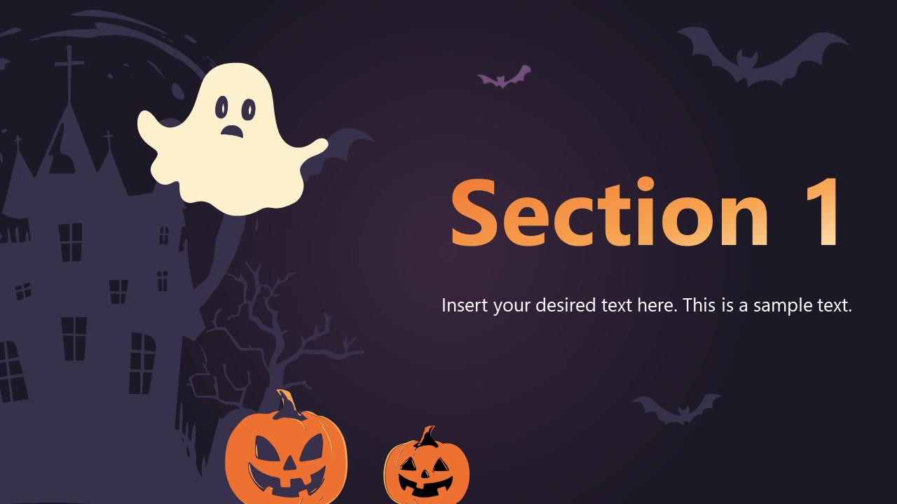 Scary Haunted PowerPoint Template
