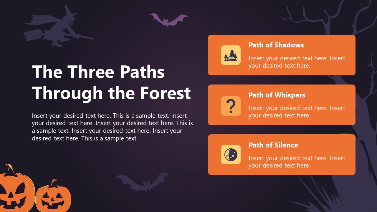 Scary Haunted PowerPoint Template