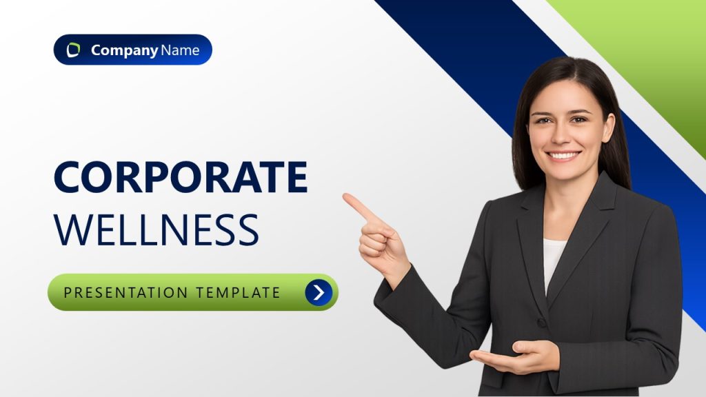 Cover Slide - Corporate Wellness Presentation Template - SlideModel