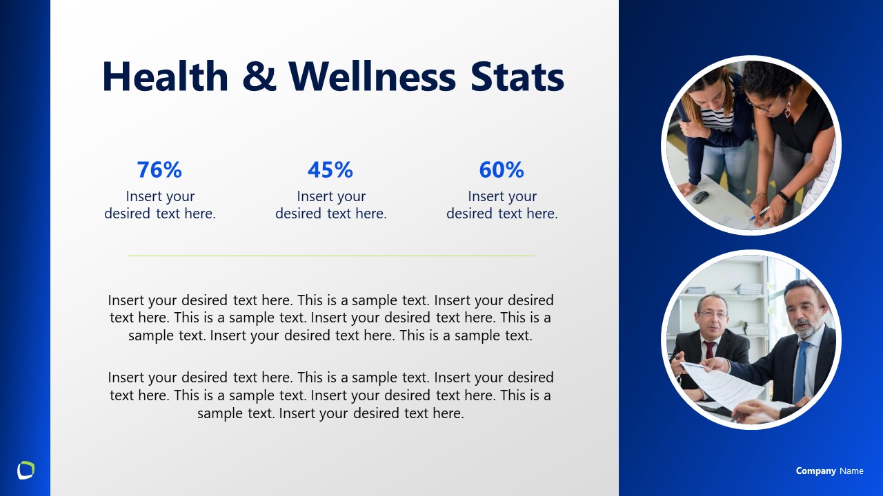 Corporate Wellness PowerPoint Template