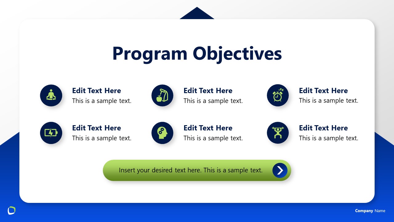 Corporate Wellness PowerPoint Template