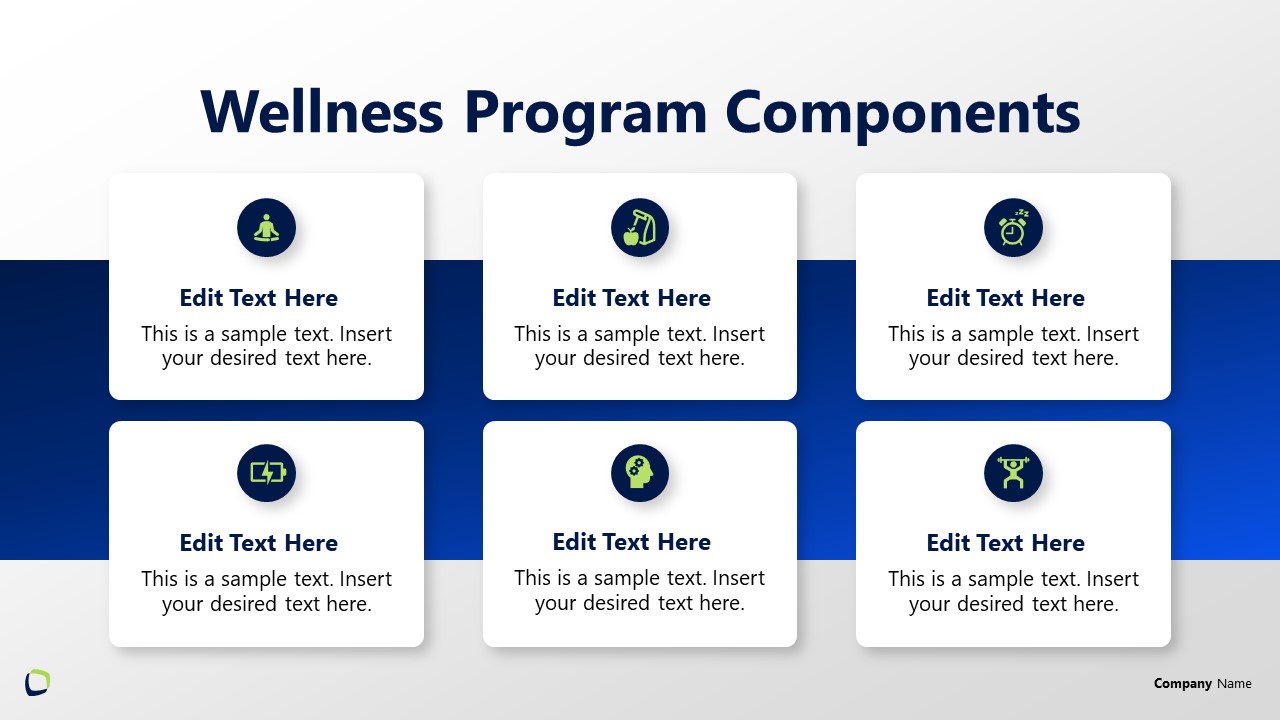 Corporate Wellness PowerPoint Template