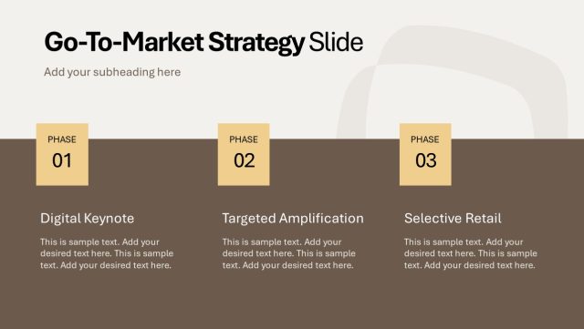 Go-To-Market Strategy Points Presentation Slide - SlideModel