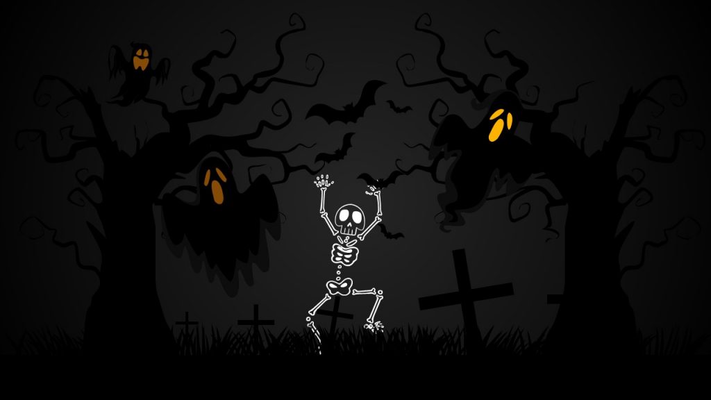 Scary Graveyard Design Presentation Background - SlideModel