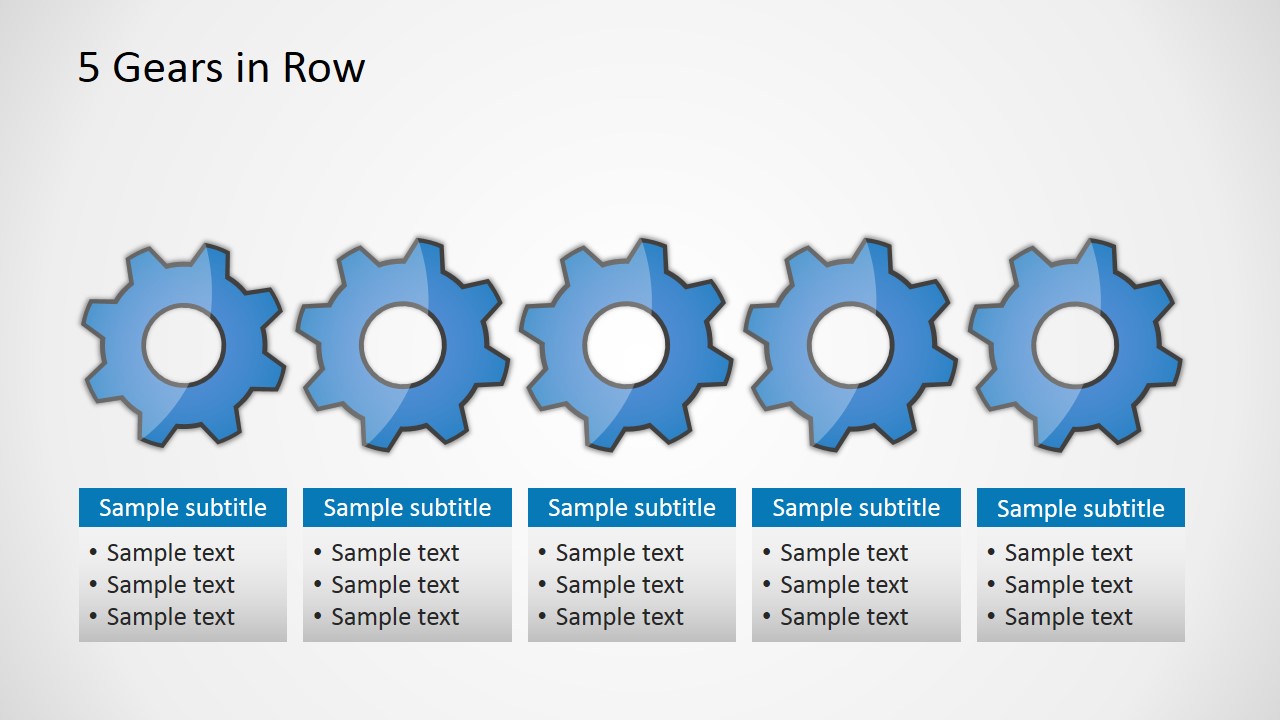 Free Gear Shapes for PowerPoint & Google Slides