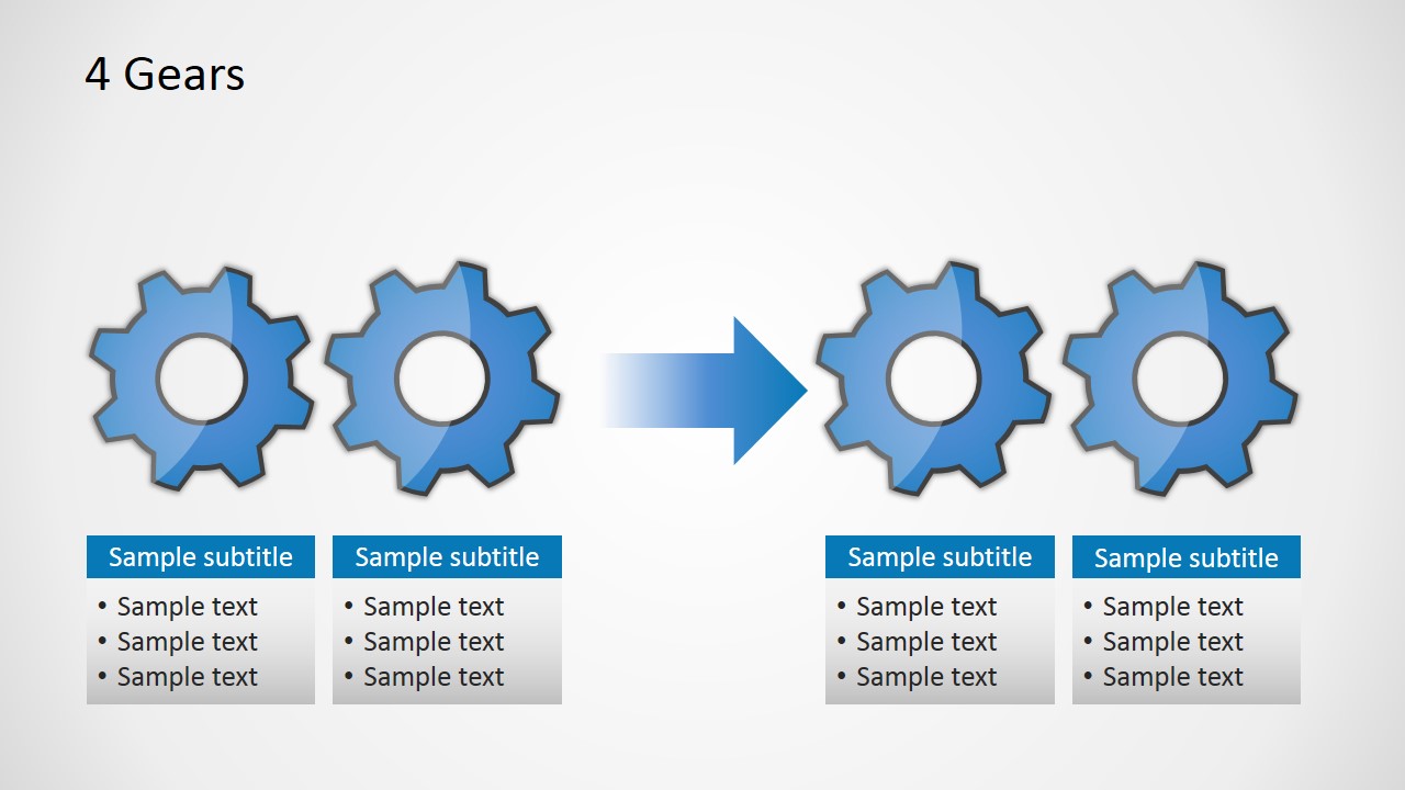 Free Gear Shapes for PowerPoint & Google Slides