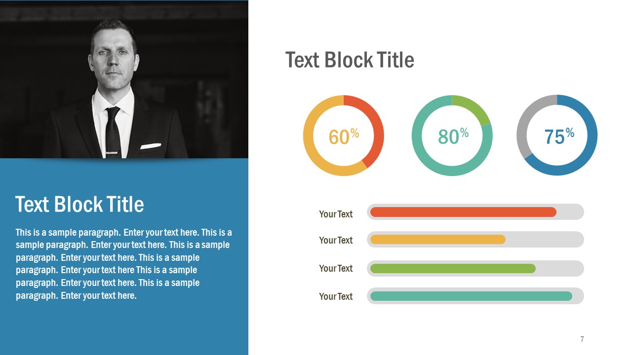 Free Flat Project Management PowerPoint Templates & Google Slides