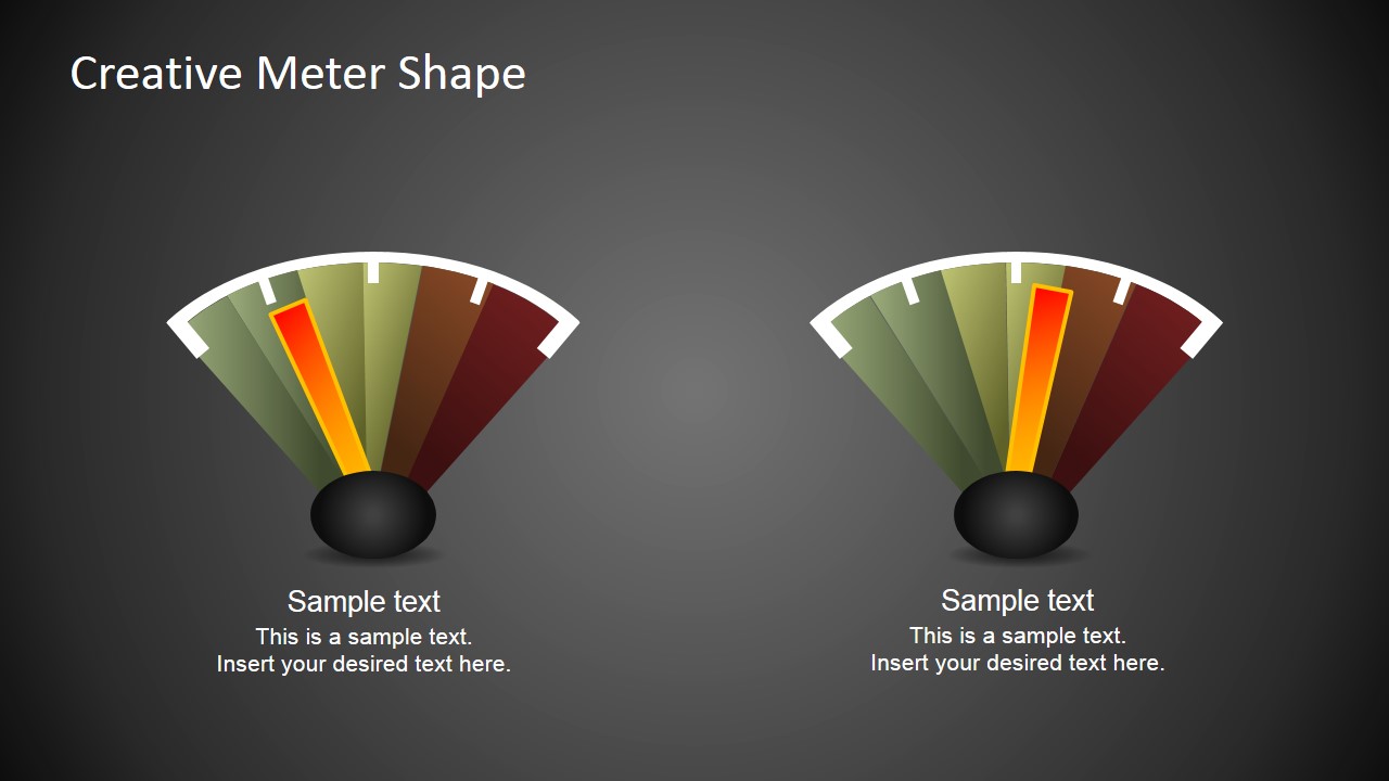 Free Creative Meter Shapes for PowerPoint & Google Slides