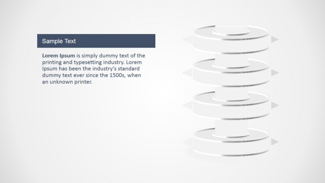 Light Grey PPT Template 3D Cylinder Layers Diagram - SlideModel Light Grey PPT Template 3D Cylinder Layers Diagram - SlideModel