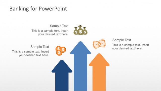 Free PowerPoint Arrows And Money Sign Vectors - SlideModel
