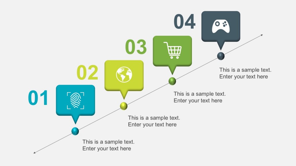 4 Steps Ladder Diagrams And PowerPoint Icons for Free - SlideModel