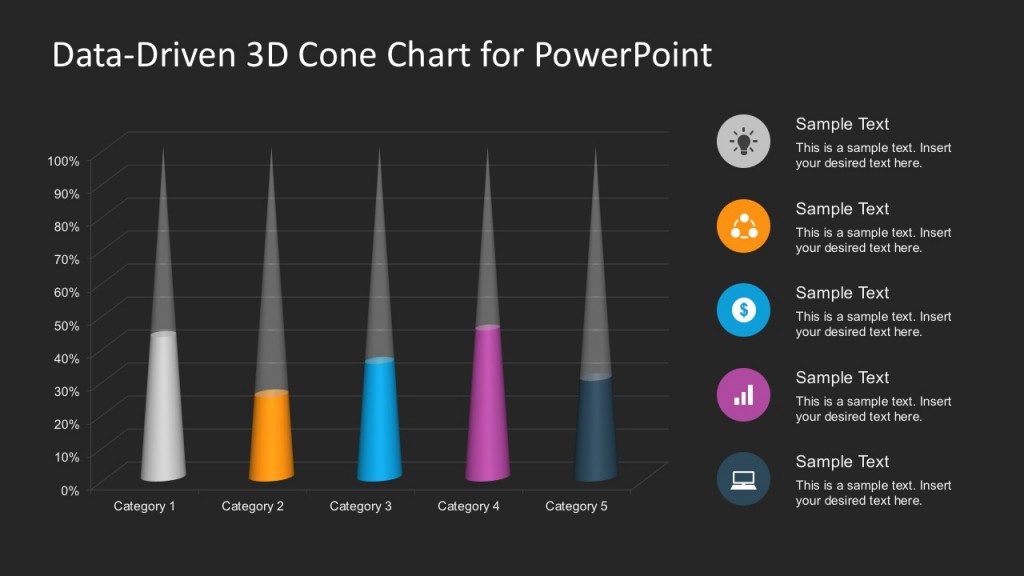 Free 3D Stacked Cone Diagram PowerPoint Graphics - SlideModel