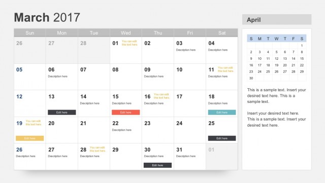 Free Annual Calendar Planner for PowerPoint - SlideModel