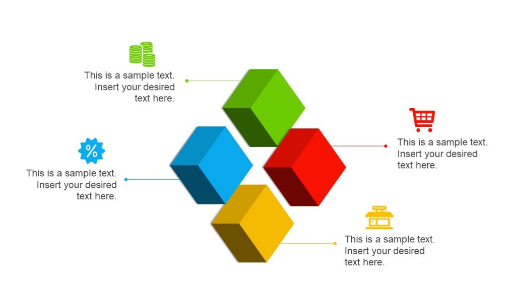4 Step Block Diagram in PowerPoint - SlideModel