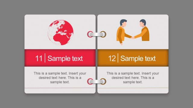 PowerPoint Index Card Concept Free Slide - SlideModel