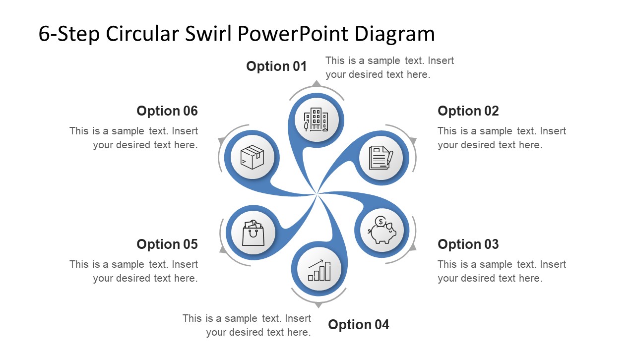 Free 6 Step Circular Diagram for PowerPoint & Google Slides