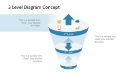 PowerPoint Funnel Diagram 3 Level - SlideModel
