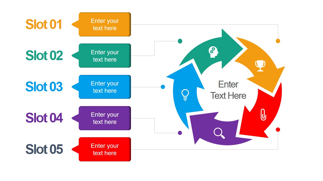 Powerpoint Circular Arrow Template
