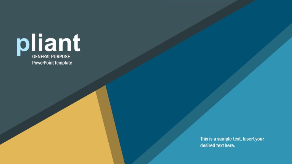 Pliant PowerPoint Slide Deck - SlideModel