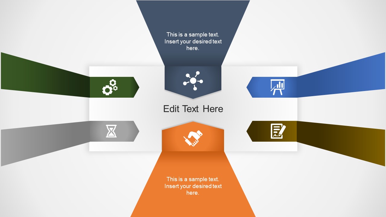Free 4-Step Positioning PowerPoint Template & Google Slides