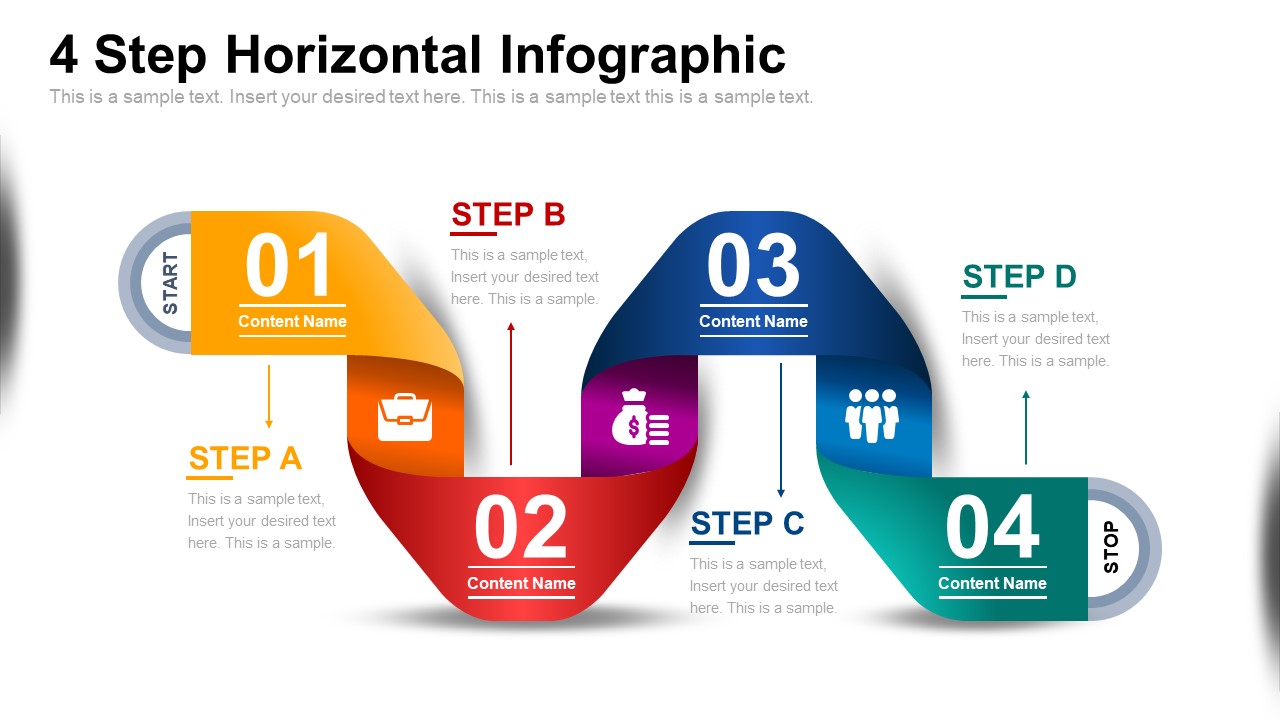 Free 4 Step Infographic Diagram For Powerpoint Slidemodel Vrogue