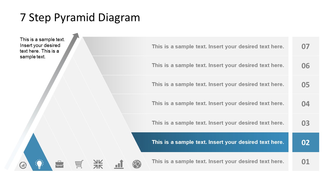 Free 7 Step Pyramid Diagram & Google Slides