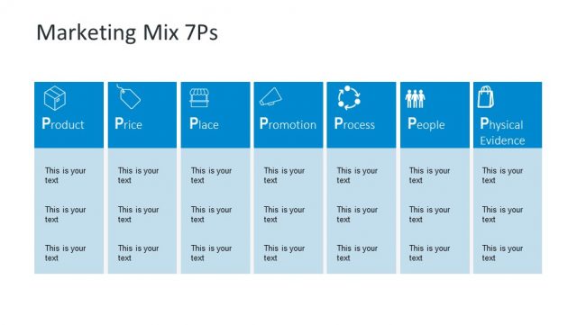 7 P's Marketing Mix Template - SlideModel