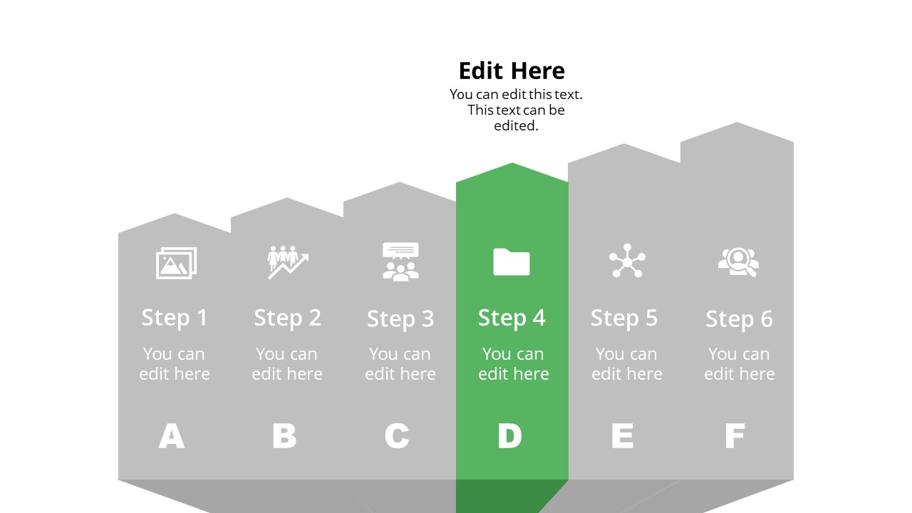 Free 6 Step Infographic Diagram For Powerpoint Google Slides