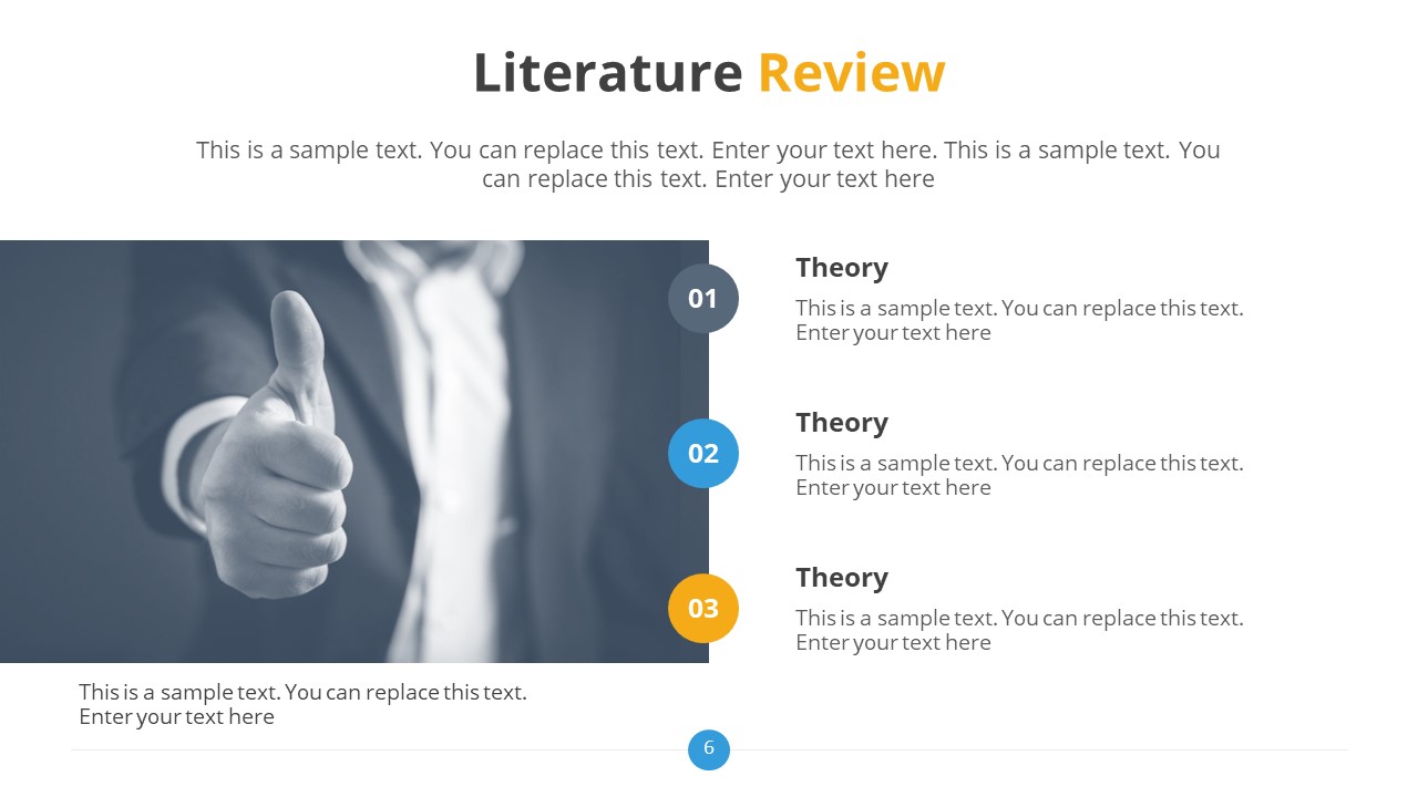 Literature Review Of Thesis Presentation SlideModel