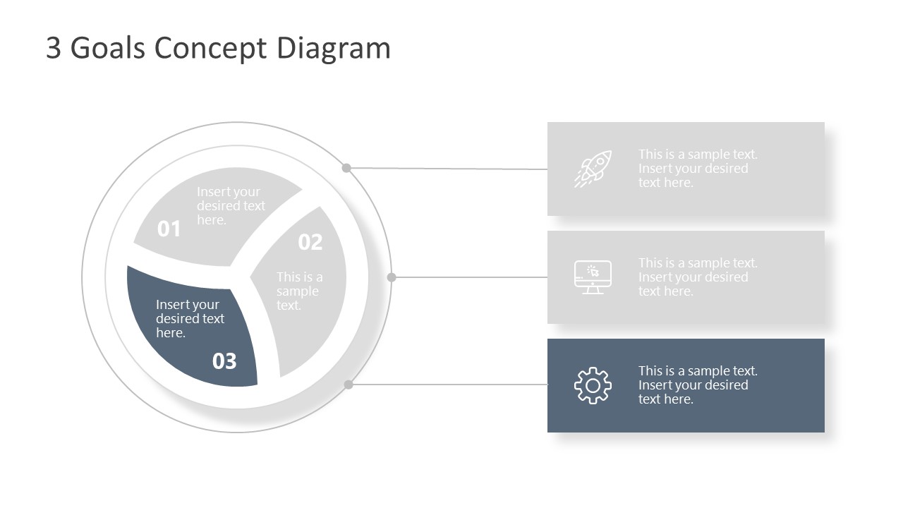 Free Goals Concept Diagram for PowerPoint & Google Slides