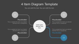 4-Item Infographic Diagram Step 4 - SlideModel