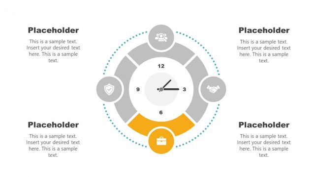 Editable Clock Time Management Template - SlideModel