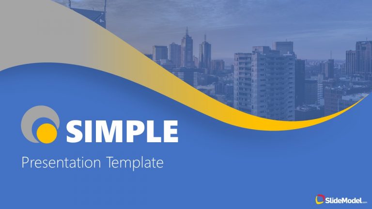 Simple Blue Theme PowerPoint Presentation - SlideModel