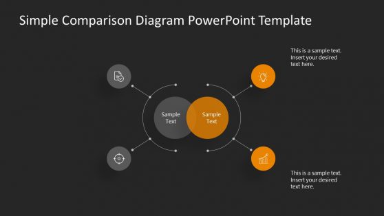 4 Steps Comparison Chart Template Design - SlideModel