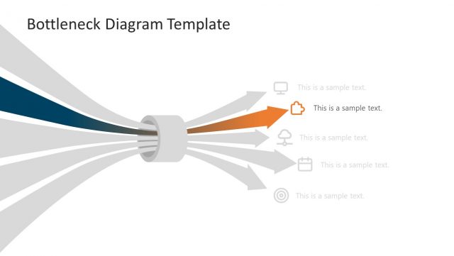 Arrow Template Step 2 Bottleneck PowerPoint - SlideModel