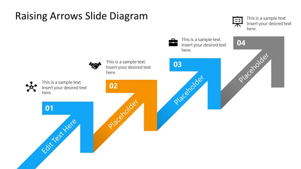 4 Steps Arrows PowerPoint Diagram - SlideModel