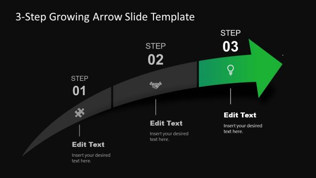 Free Arrow Template - Slide for Third Step - SlideModel
