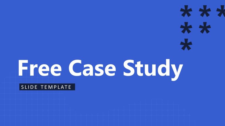 Free Case Study Template - Title Slide - SlideModel