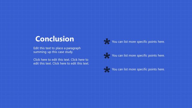 Free Case Study Template - Conclusion Slide - SlideModel