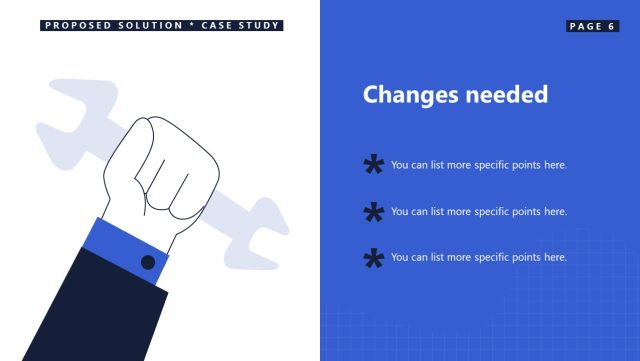 Changes Required Infographic Slide Template - SlideModel