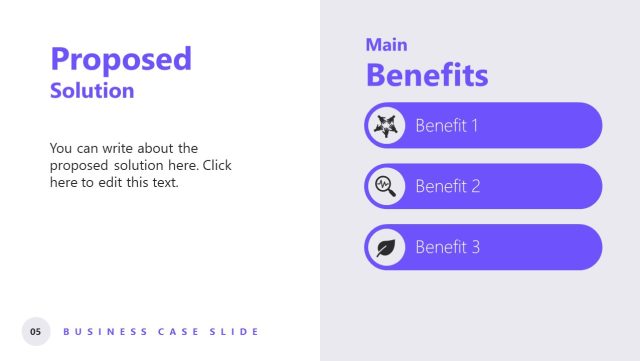 Proposed Solution Creative Slide Template - SlideModel